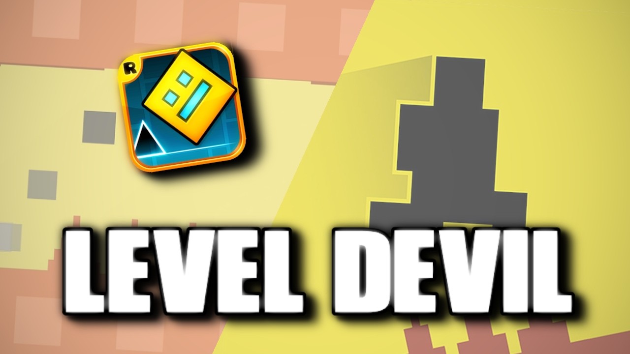 LEVEL DEVIL in GEOMETRY DASH !!! - YouTube
