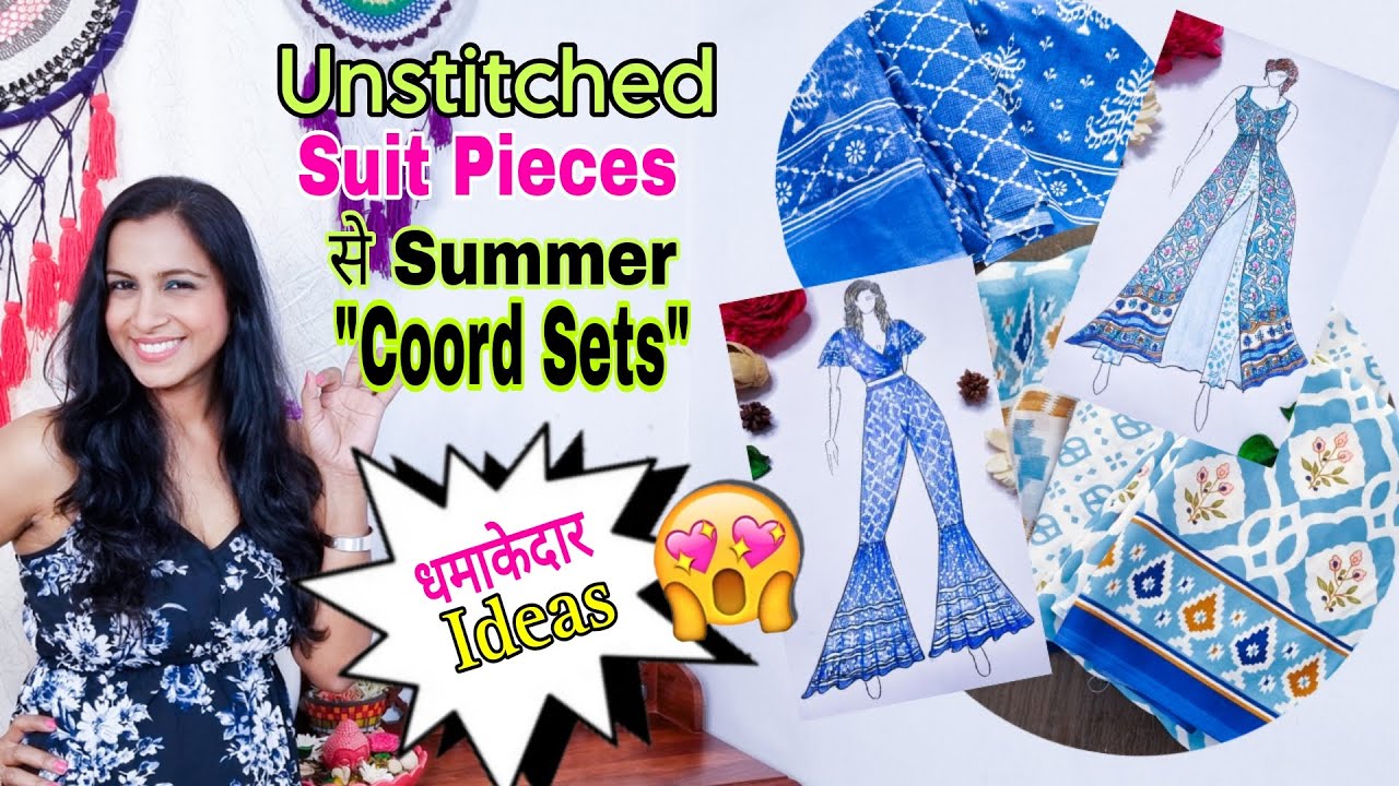 Stylish COORD Sets Design IDEAS From UNSTITCHED Dress Material | Suit ...