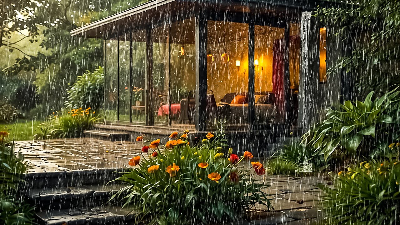 Peaceful Rainy Evening – The Beauty of Warmth Amid the Storm 🌧️💤 - YouTube