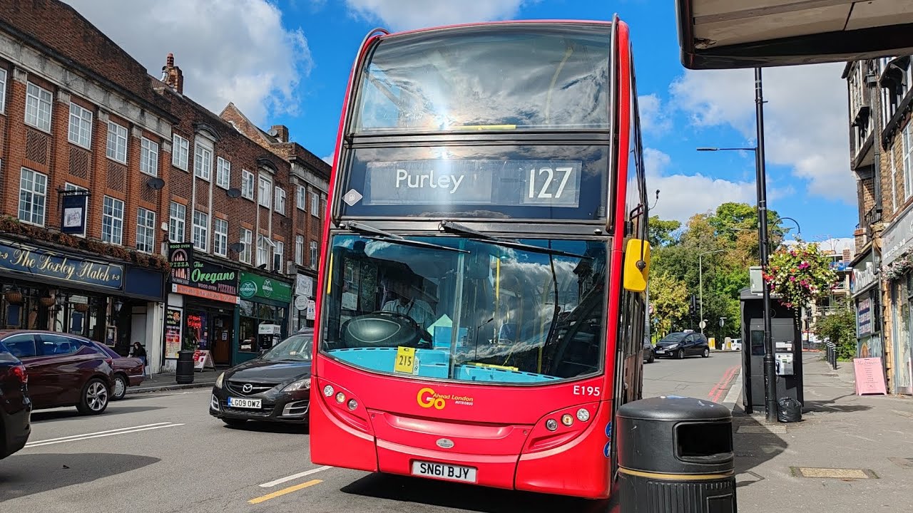 Front View Journey on GoAhead Route 127 | E195 (SN61BJY) | ADL ...