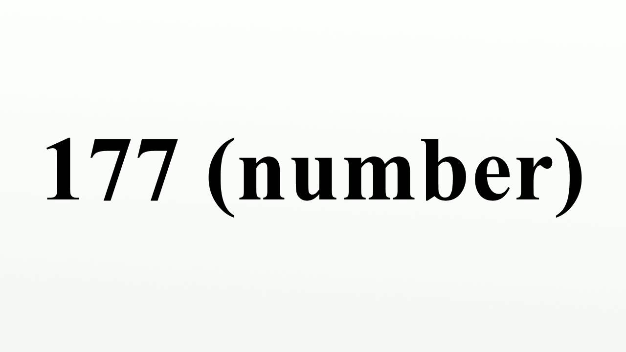 177 number YouTube 177-number-youtube
