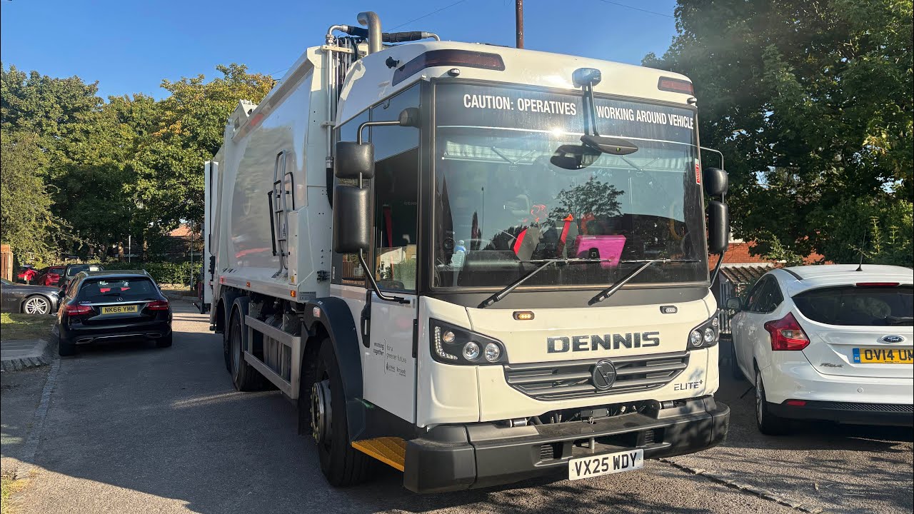 Dennis Elite + Refuse Truck on Recycling, WDY - YouTube