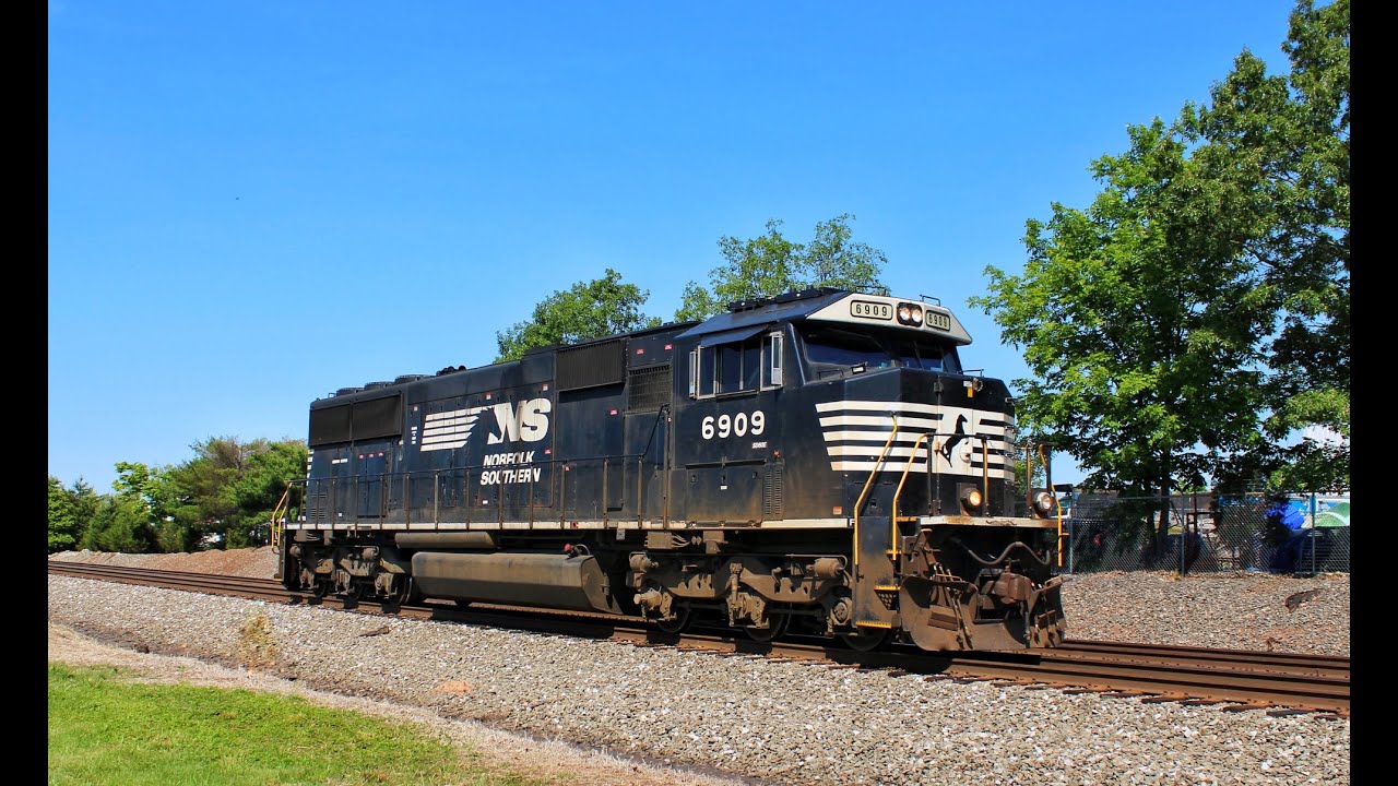 NS 6909 Runs Lite as K85 Past South Manassas, VA | 5/30/2022 - YouTube