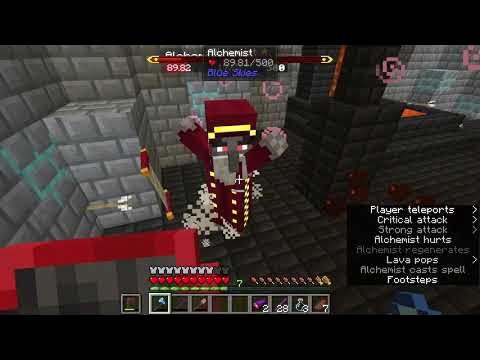 Modded Minecraft Blue Skies Alchemist Boss Fight - YouTube