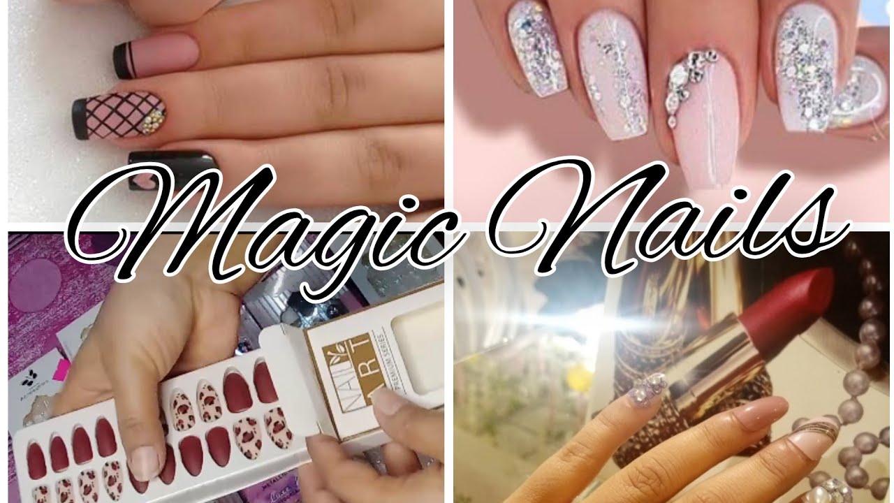Magic Nails| How to Apply magic Nails| Nail paint | Nail Art - YouTube