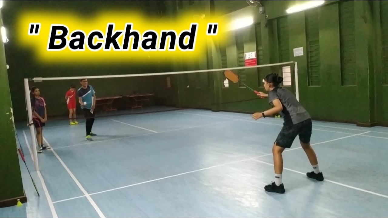 Backhand " FLICK & NET " drill - badminton net play techniques - YouTube