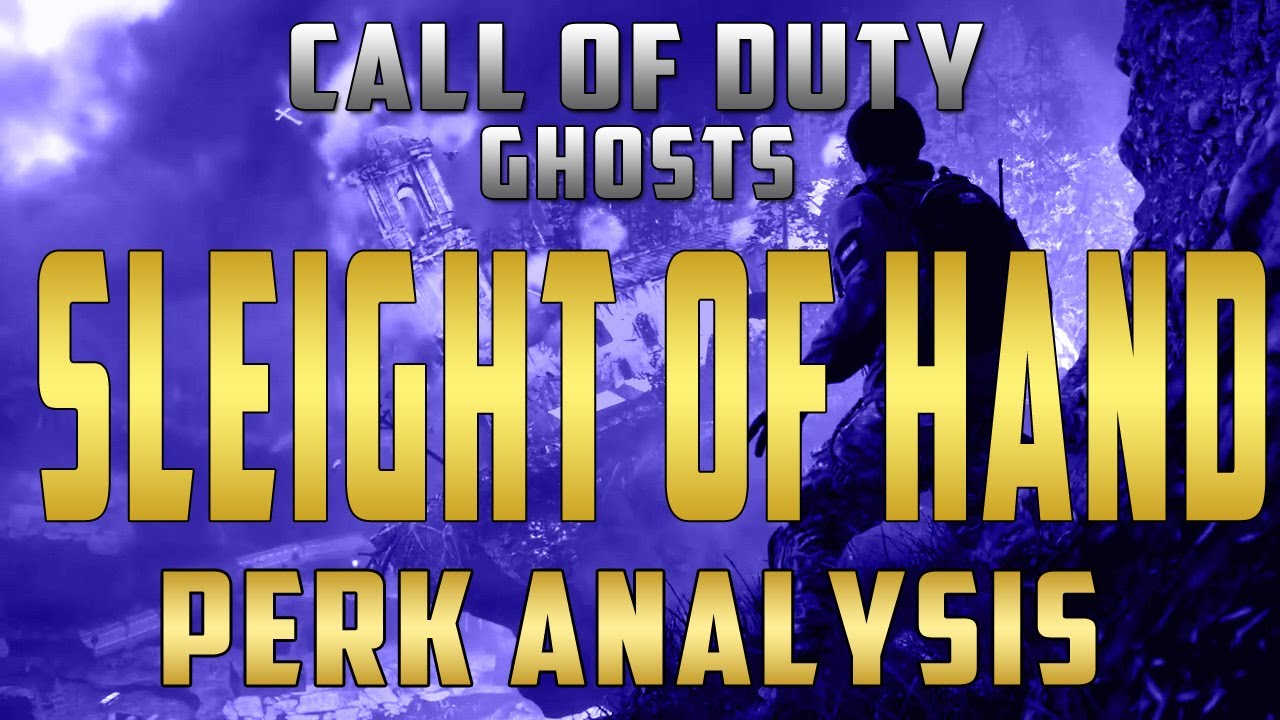 CODscience: Sleight of Hand Perk Analysis COD Ghosts Tips and Tricks ...