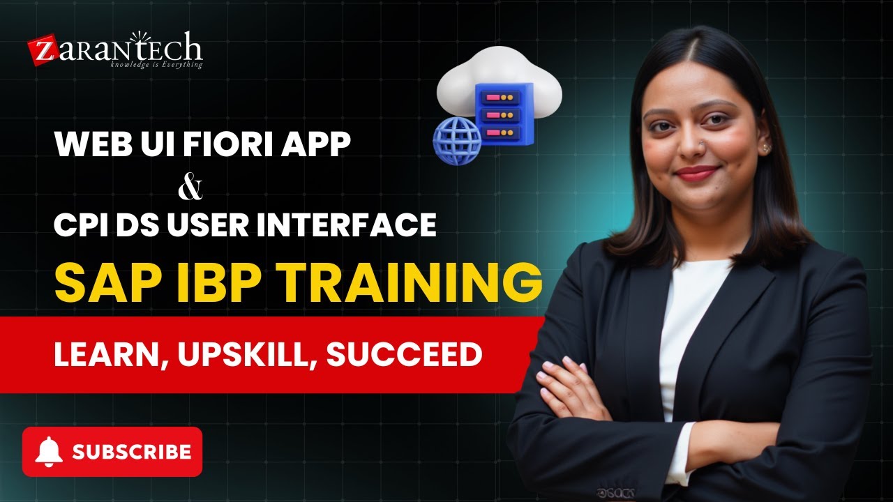 Web UI Fiori App & CPI DS user interface | SAP IBP Training | ZaranTech ...