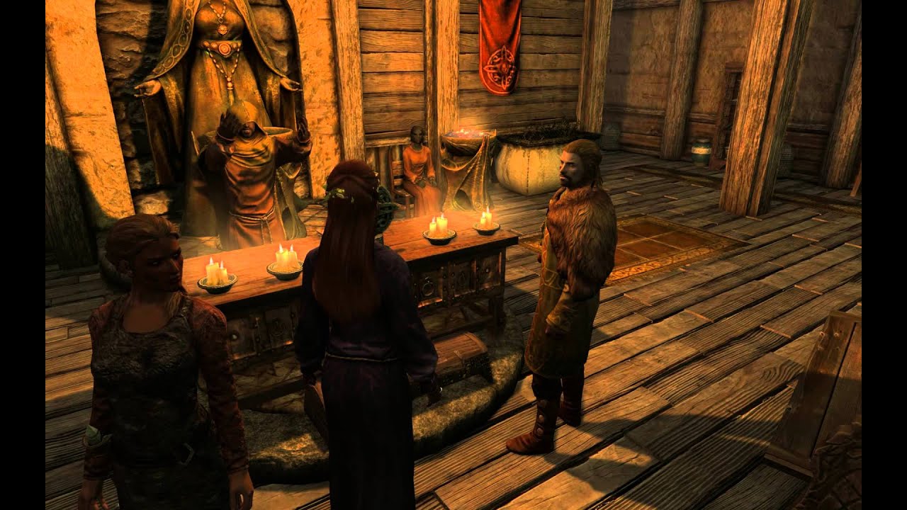 TES5 - Skyrim: Marrying Argis The Bulwark - YouTube