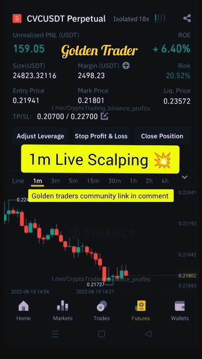 Live scalping Binance 💲🤑 | Best scalping Strategy 🚀 #crypto #viral #trading | #signals #profit ...