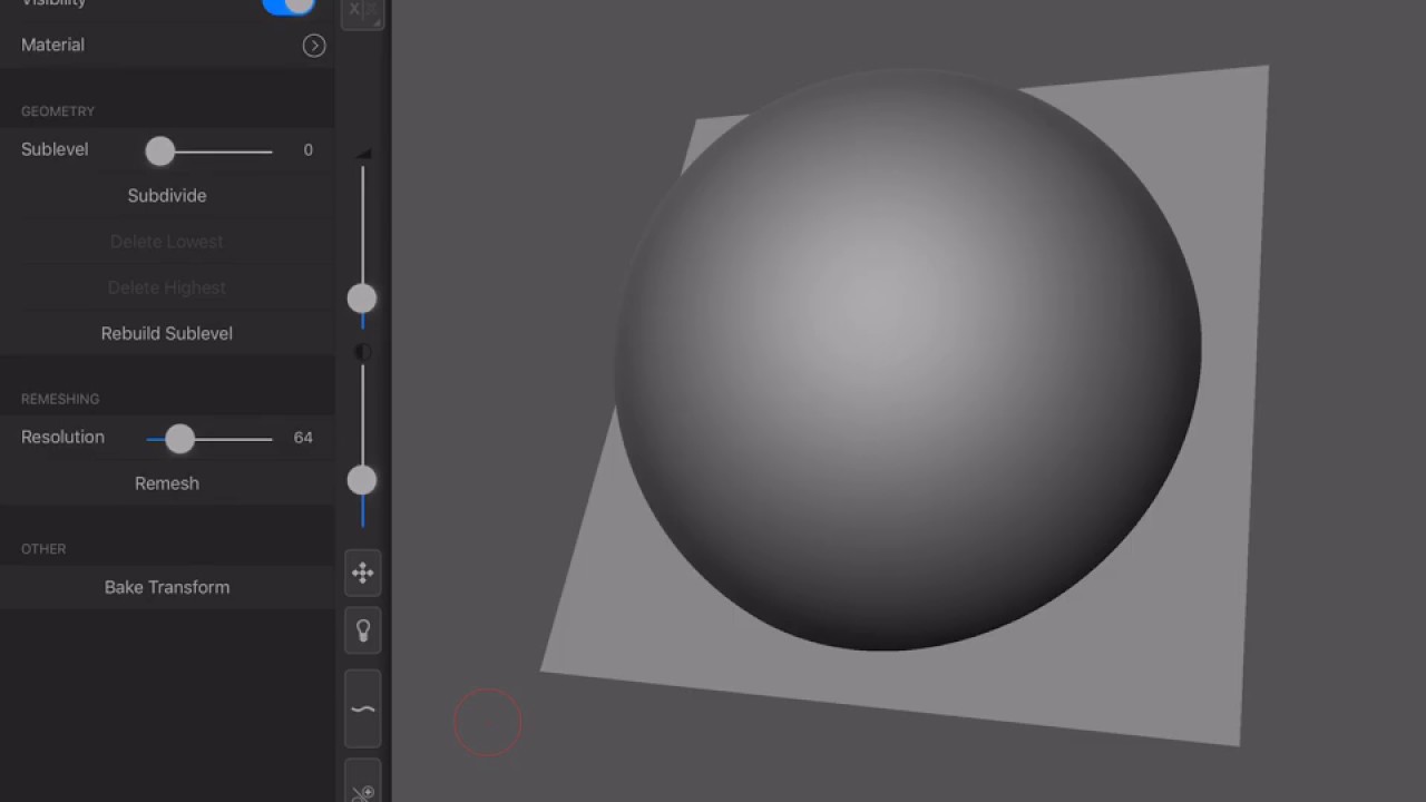 Using (dense) meshes with vertex colors as reference planes - YouTube