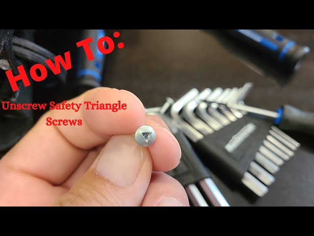Triangle Security Screw Head Types Triangle Head Security Screws Self