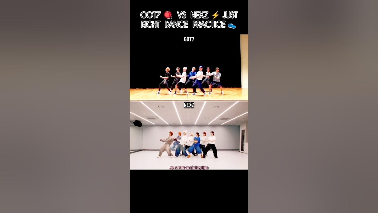 GOT7 VS NEXZ 'Just Right' Dance Practice #got7 #nexz #jacksonwang #bambam #tomoya #yu #kpopdance ...