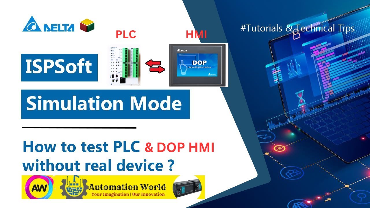 How To Simulate Plc Hmi Program Without Hardware Automation Plc Hmi