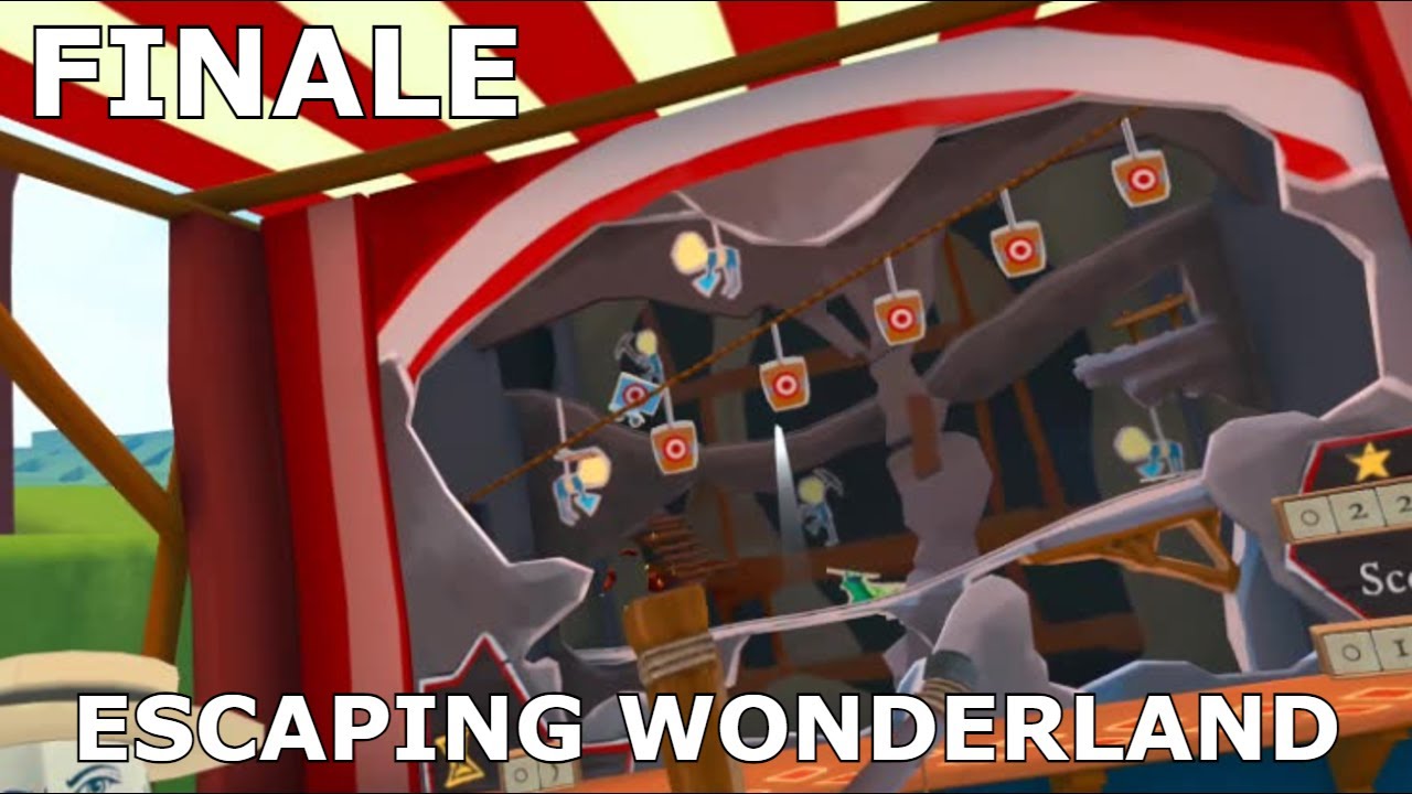 ESCAPING WONDERLAND | FINALE | I GOT TO PLAY CARNIVAL GAMES !?!? - YouTube
