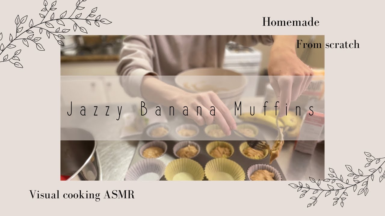 Homemade muffins ASMR, Visual, From scratch! Yum! - YouTube