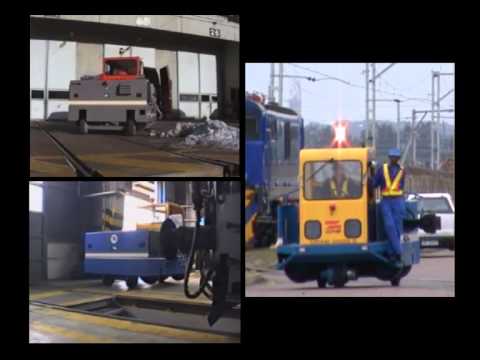 The Zephir Electric Railcar Mover available at Handling Specialty - YouTube