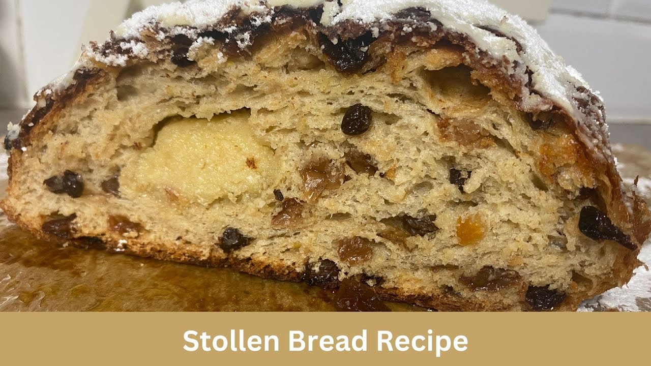 German Stollen Bread Recipe Video : Stollen Bread Pronunciation: German Stollen Bread - YouTube