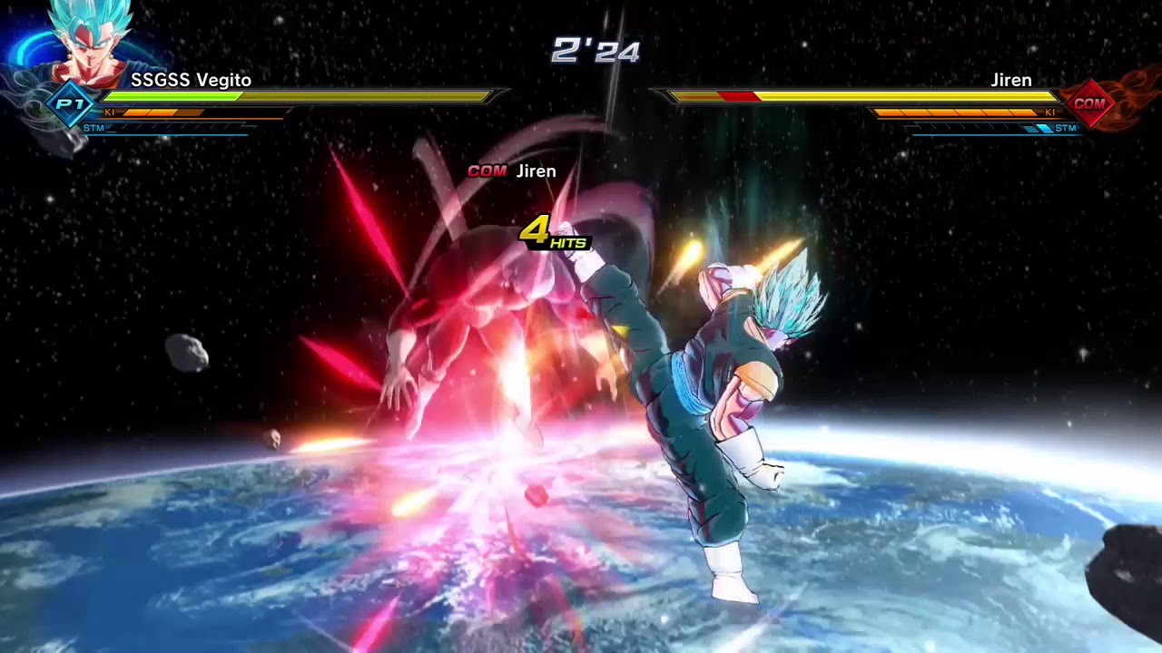 Vegito Blue VS Jiren - YouTube