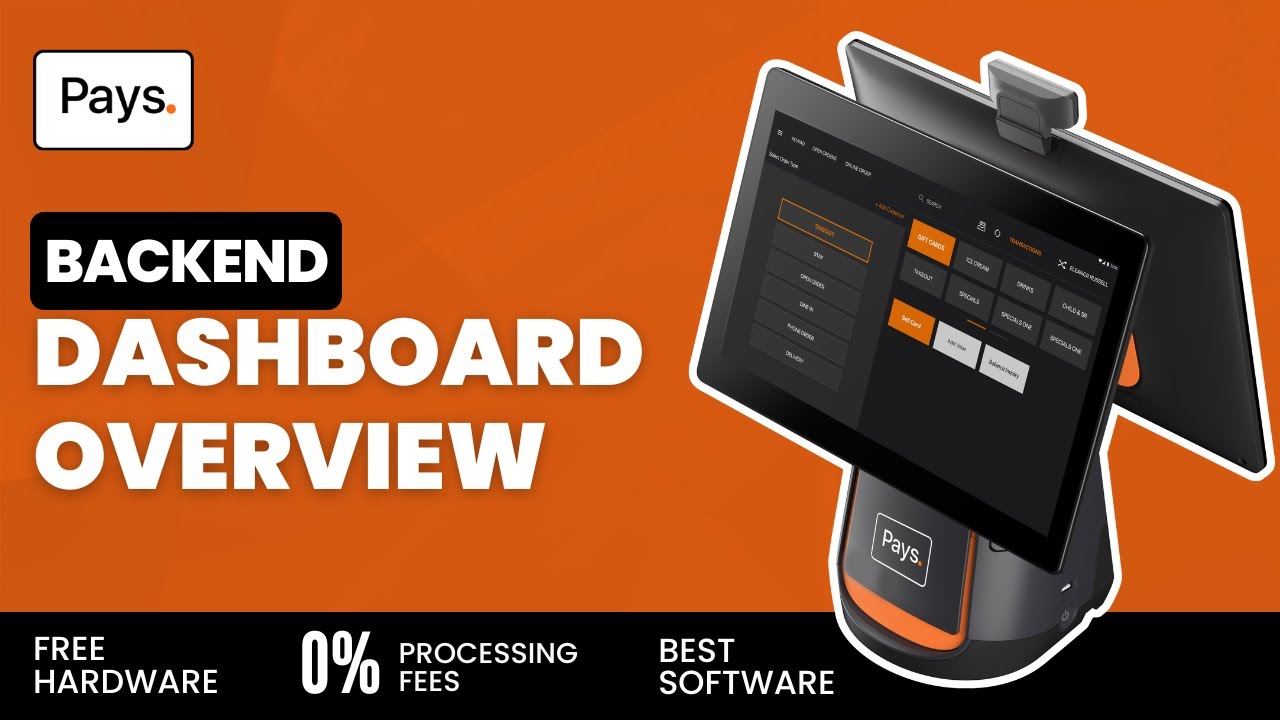 Dashboard Overview in Pays POS Backend. #restaurantowner # ...