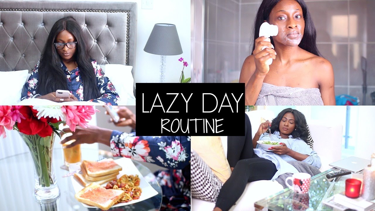 MY REALISTIC LAZY DAY ROUTINE - YouTube