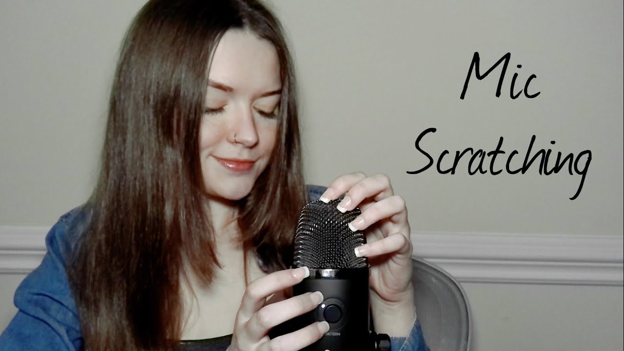 ASMR Tingly Mic Scratching and Whispering 😴 ~ Bare Mic Scratching - YouTube