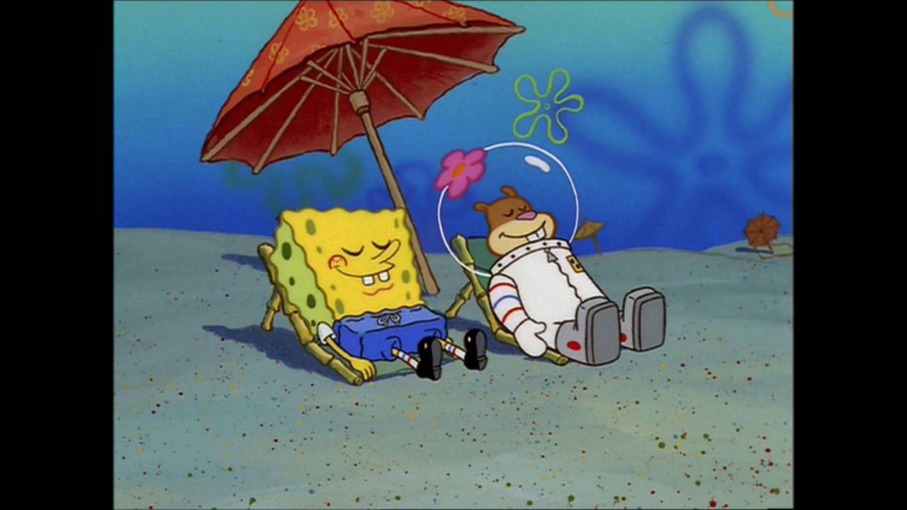 Spongebob and Sandy Romance Overseas - YouTube