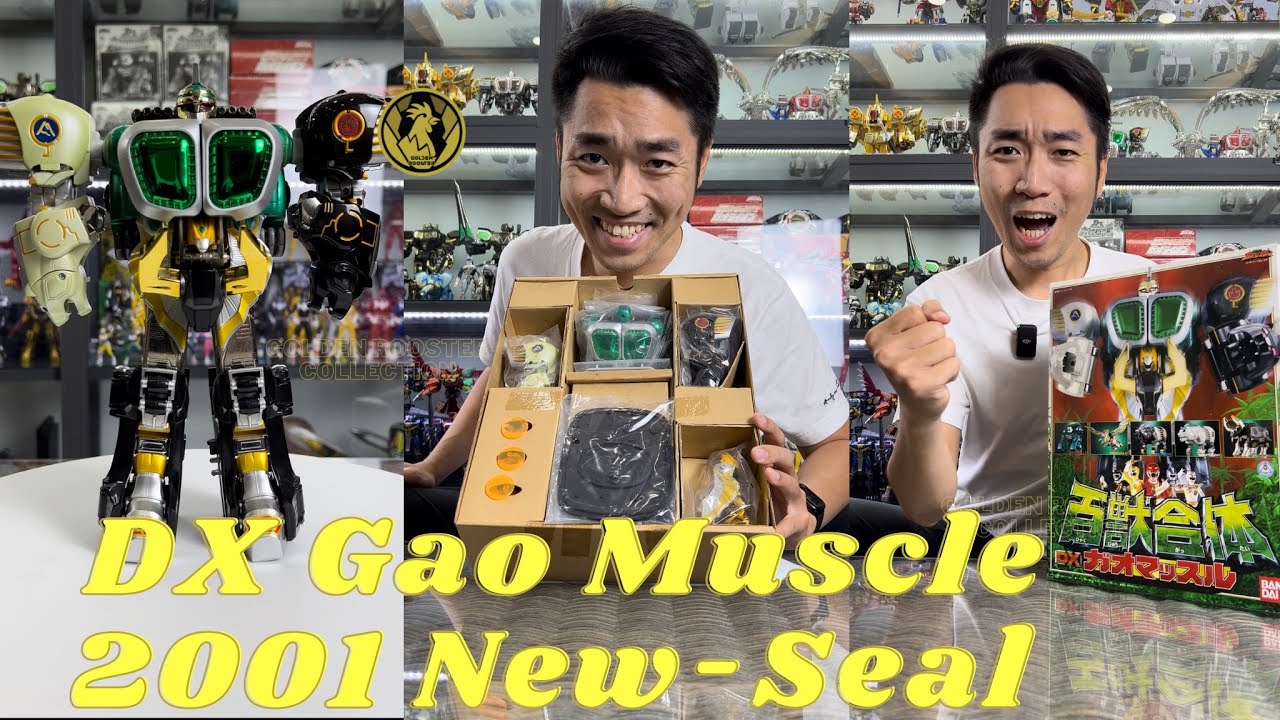 Unbox DX Gao Muscle New - Bandai 2001 Gaoranger - PR Wild Force Zord # ...