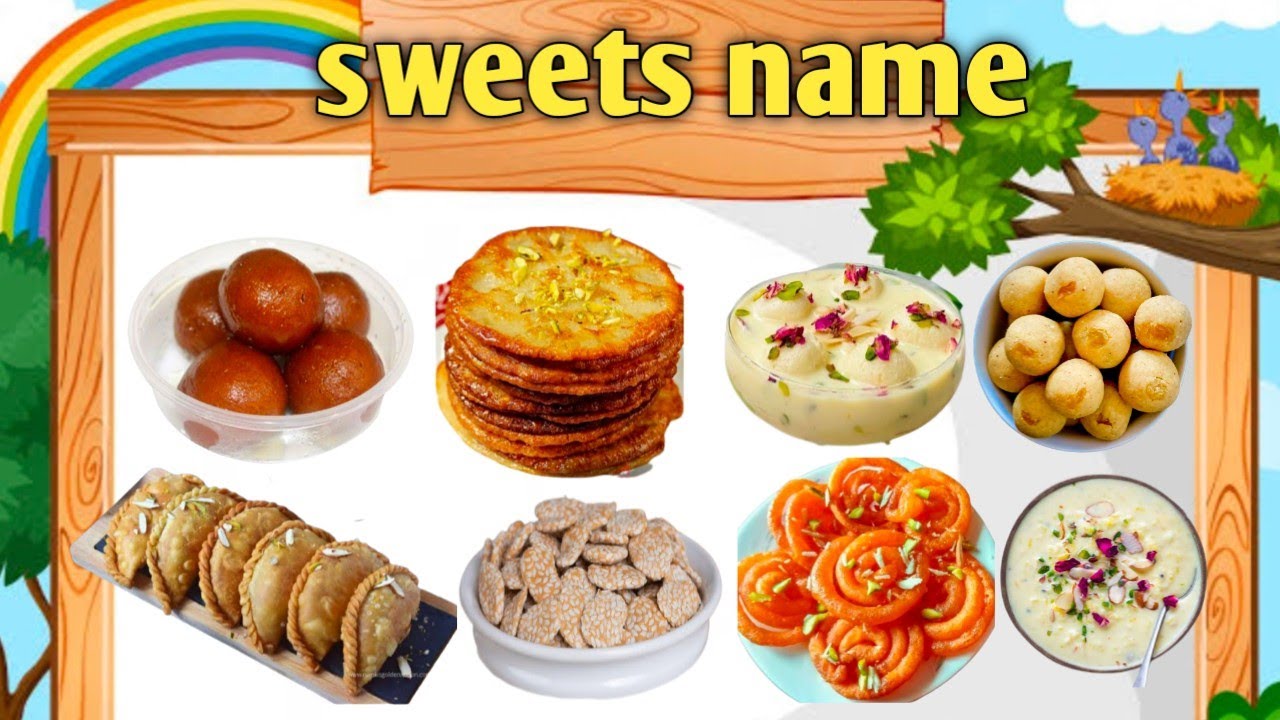 sweets name ।। mithi name।। learn for kids ।। kids video ।। - YouTube