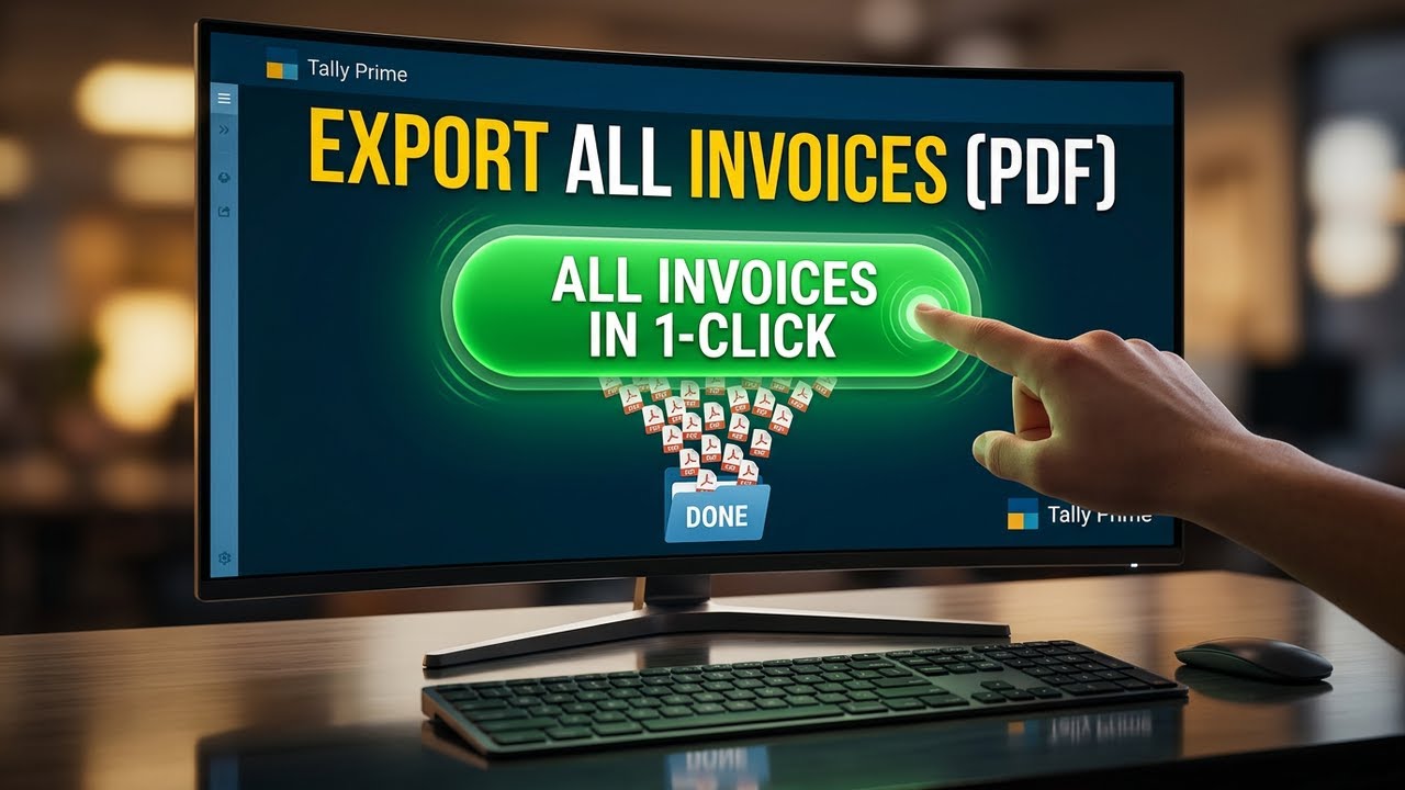 Export All Sales Invoice In PDF Format In Tally Prime - YouTube