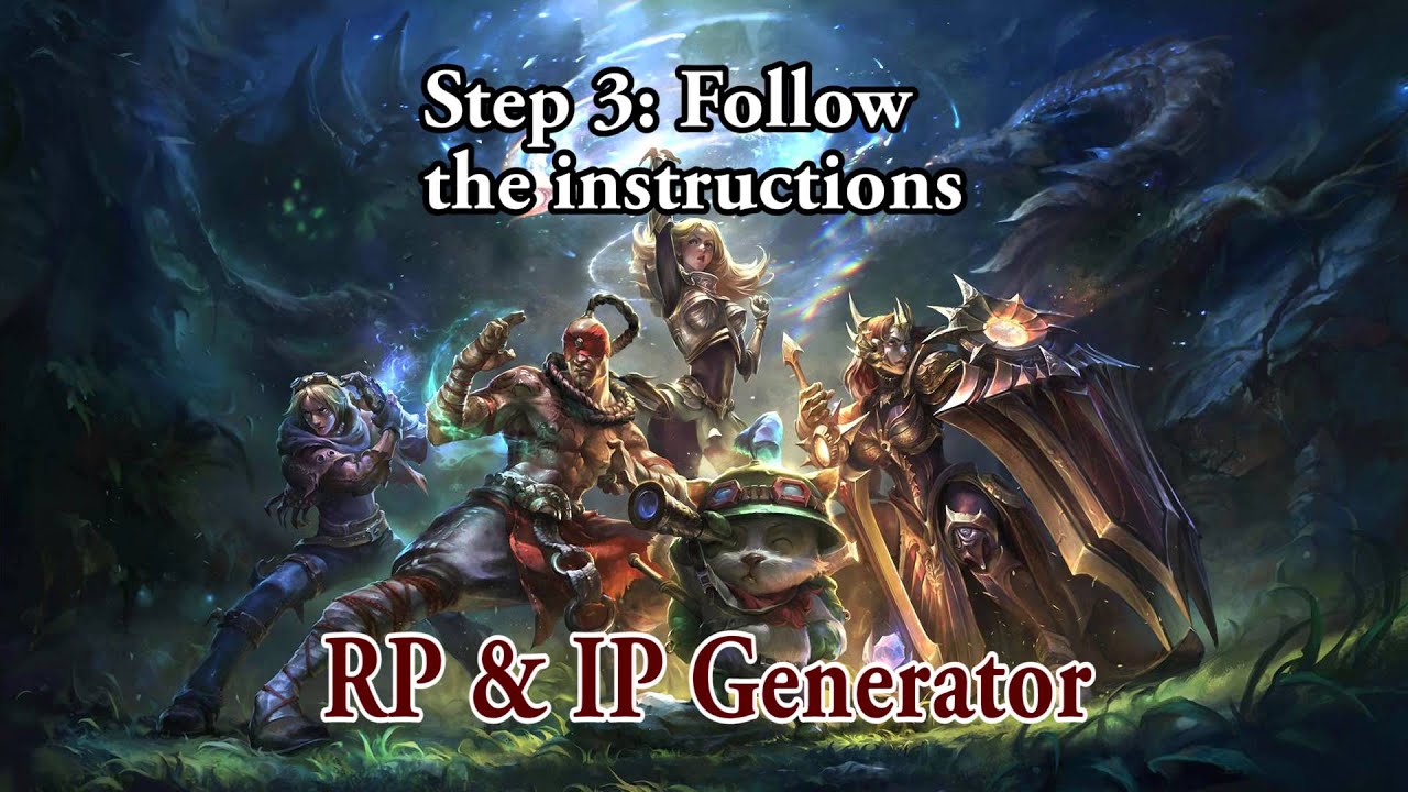 League of Legends RP & IP Generator (Download in description) - YouTube