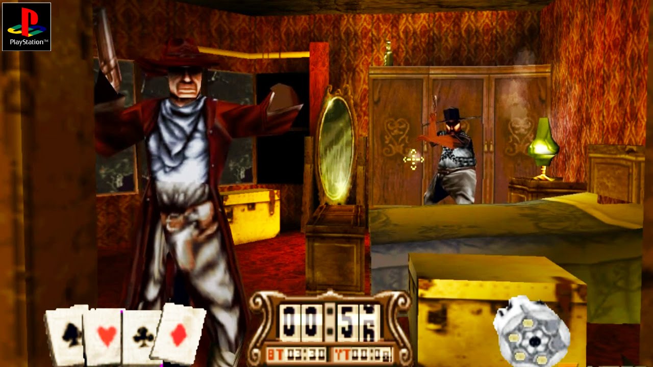 Gunfighter: The Legend of Jesse James - Gameplay PSX / PS1 / PS One ...