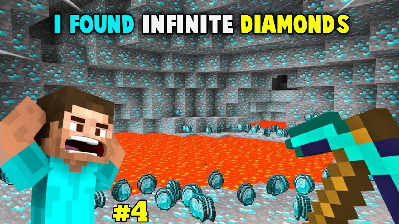 I Found Infinite Diamonds In Minecraft [#4] | Survival Series |# ...
