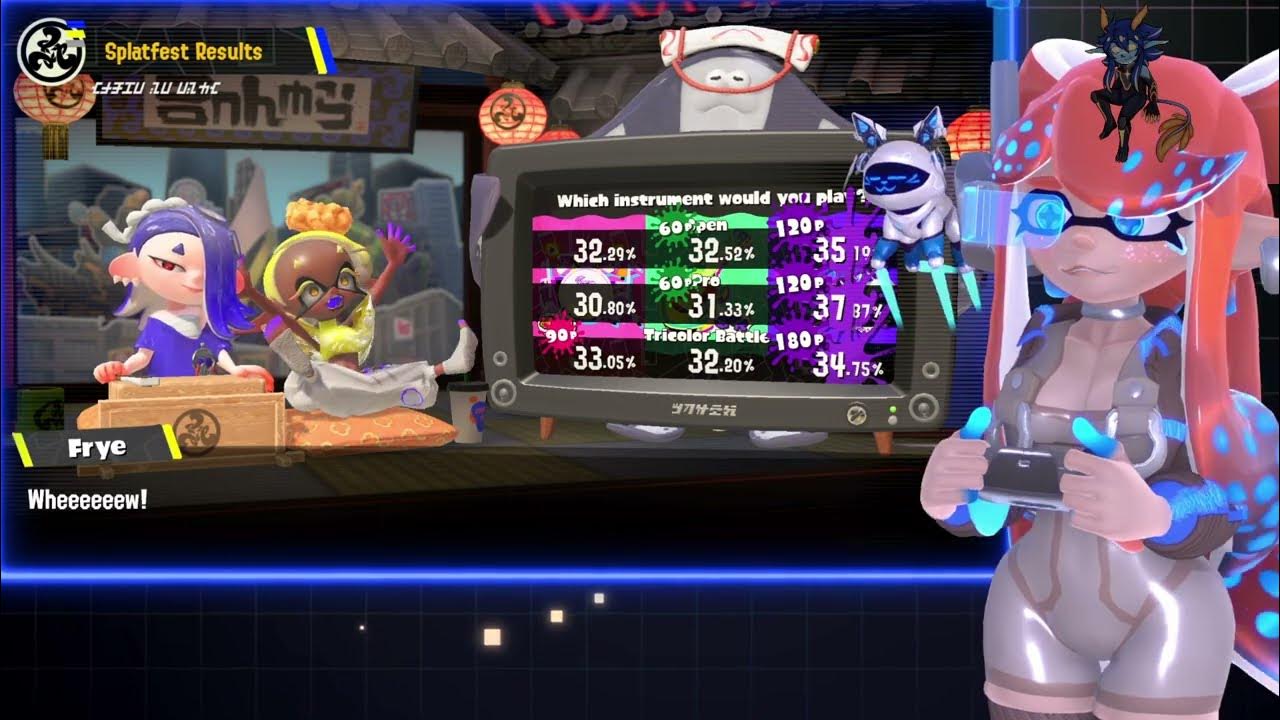 (Splatfest Results Reaction) Drums vs Guitar vs Keyboard! DID I FINALLY WIN A SPLATFEST ...