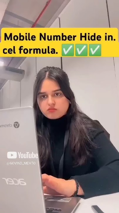 How to Hide Mobile number In Excel | #excelformula #excel #exceltricks #shortsfeed #ytshorts ...