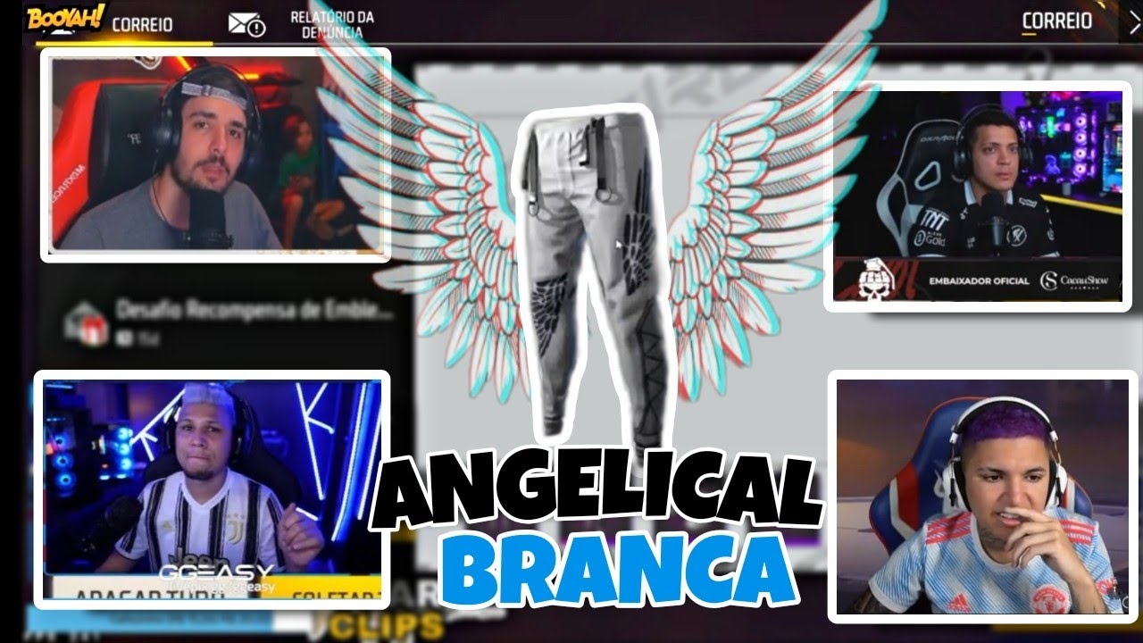 REAÇÃO DOS INFLUENCIADORES RECEBENDO A CALÇA ANGELICAL BRANCA!! - YouTube