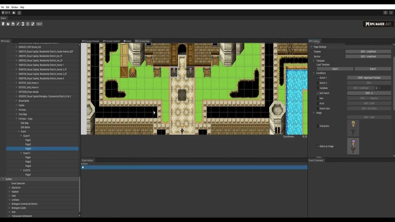 Movement and Parallel Events in RPG Maker Unite - YouTube