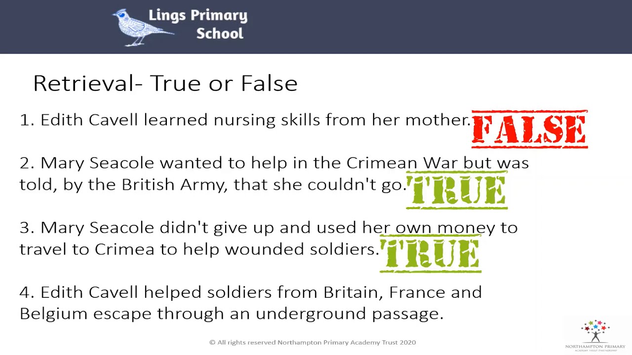 Mary Seacole & Edith Cavell - Lesson 4 - YouTube