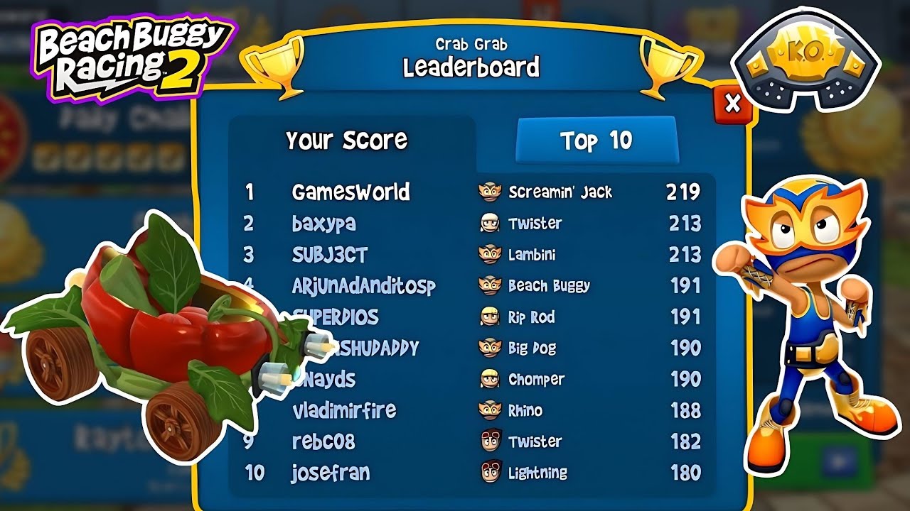 Beach Buggy Racing 2 | Crab Grab | Commander Tournament | Screamin ...