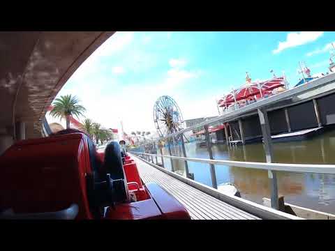 Incredicoaster Full Ride Experience in 4K | Disney's California ...
