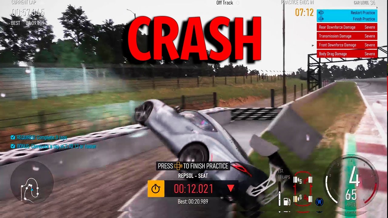 The CRASHES in Forza Motorsport 2023 are INSANE !!! - YouTube