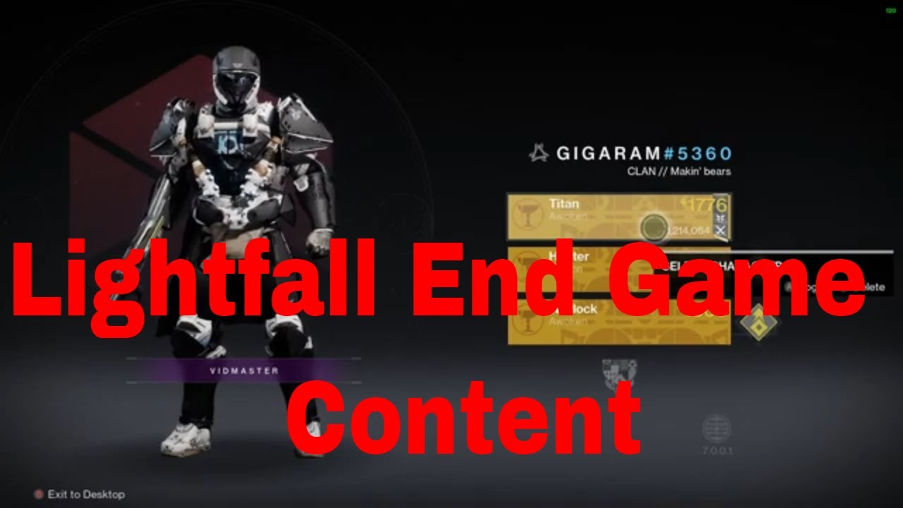 Destiny 2 Lightfall End Game Content - YouTube