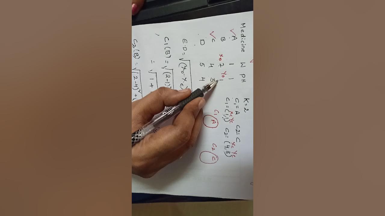 k means algorithm example - YouTube