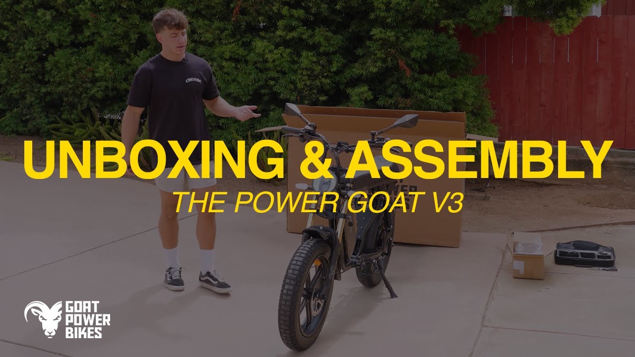 The Power Goat V3 Complete Unboxing & Assembly (With a Professional E ...
