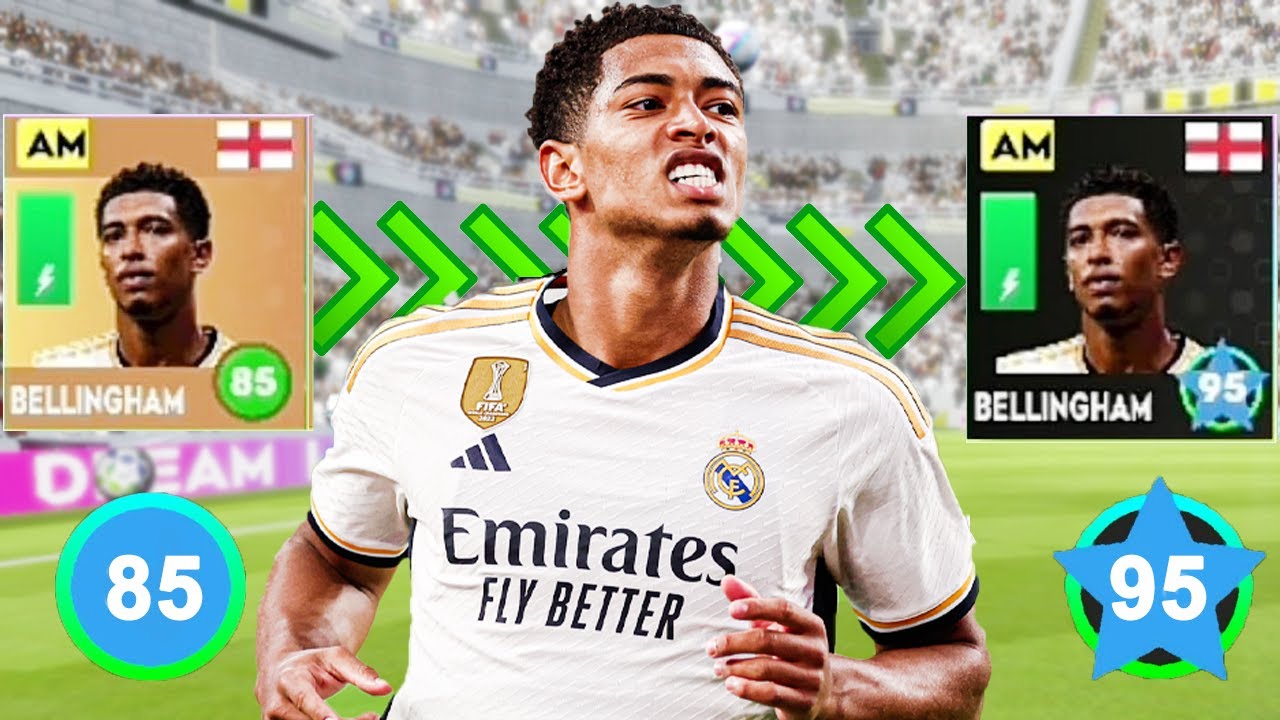 DLS 2024 BUYING & MAXING || JUDE BELLINGHAM || Dream League Soccer 2024 ...