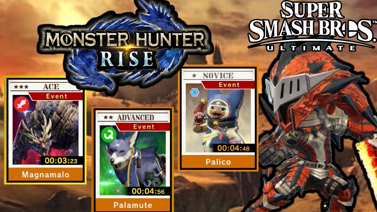 *3 NEW* Monster Hunter Rise SPIRITS | Smash Bros - YouTube