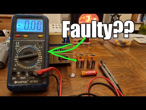 Testing a faulty / over reading multi meter - YouTube