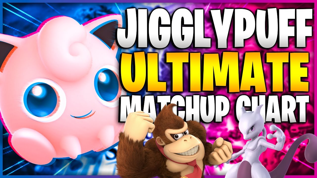 Jigglypuff Ultimate MatchUp Chart - How to fight DK and Mewtwo - YouTube