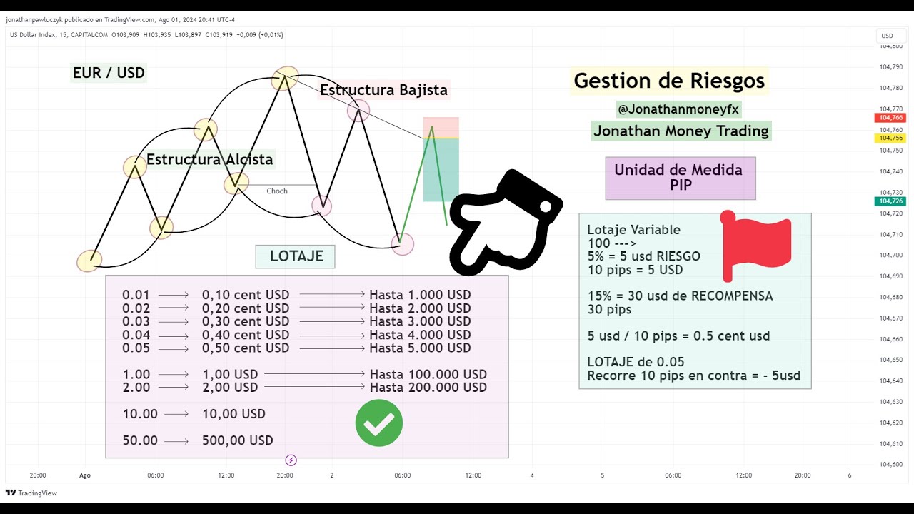 #4 La GESTION DE RIESGOS PERFECTA para FOREX | LOTAJE | PIP | SMT ...