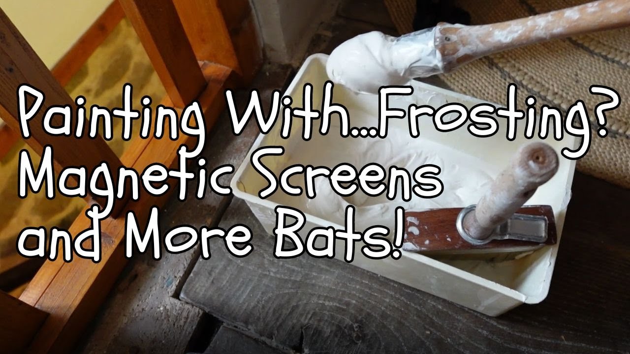 Painting with Frosting? Magnetic Screens, and More Bats! - YouTube